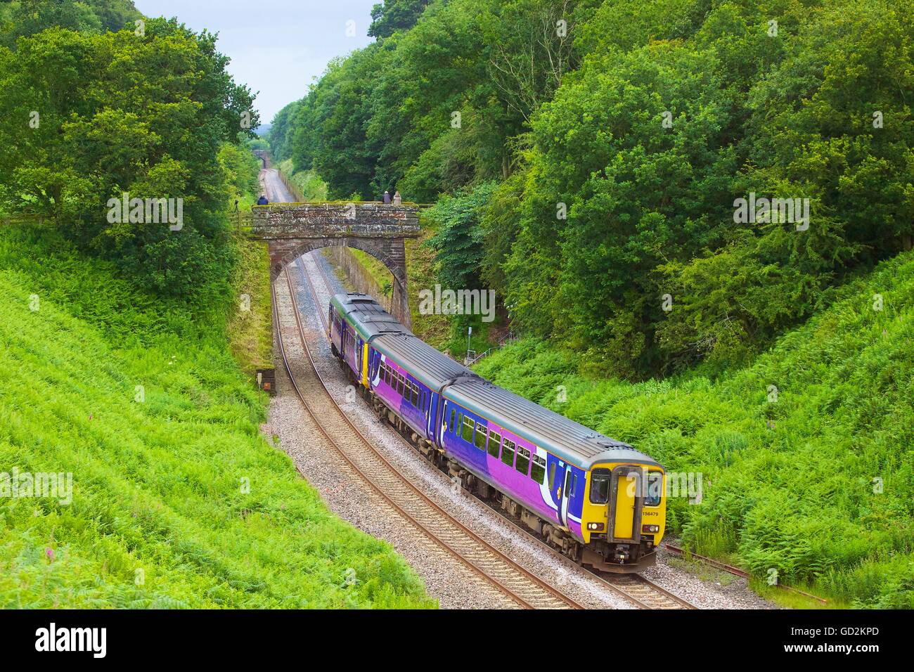 Train rail track cutting hi-res stock photography and images - Alamy