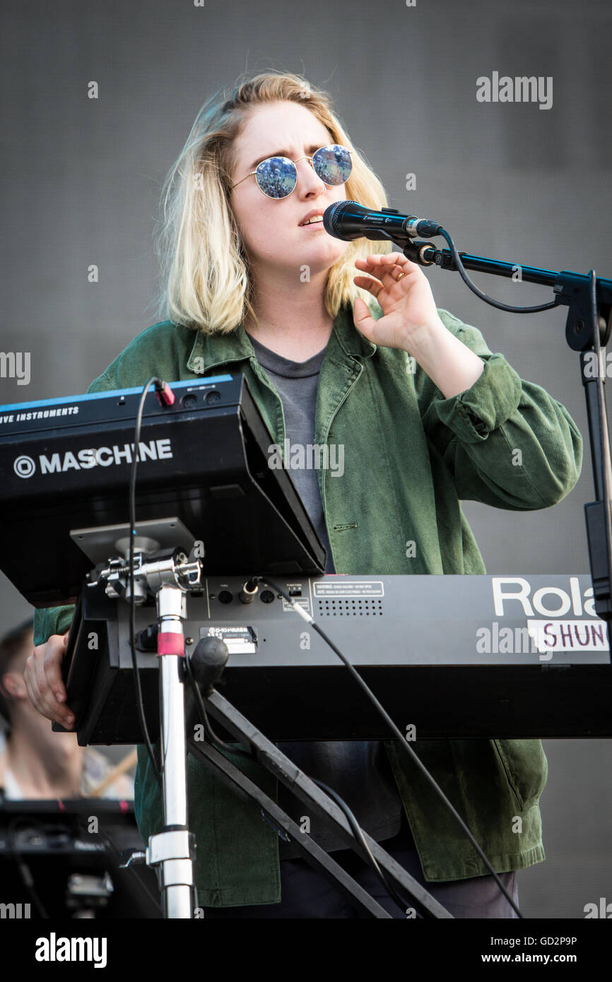Monza Italy. 09 July 2016. The English singer-songwriter Alexandra ...