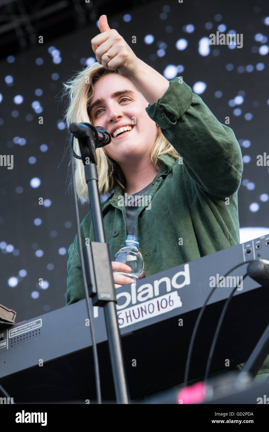 Monza Italy. 09 July 2016. The English singer-songwriter Alexandra ...