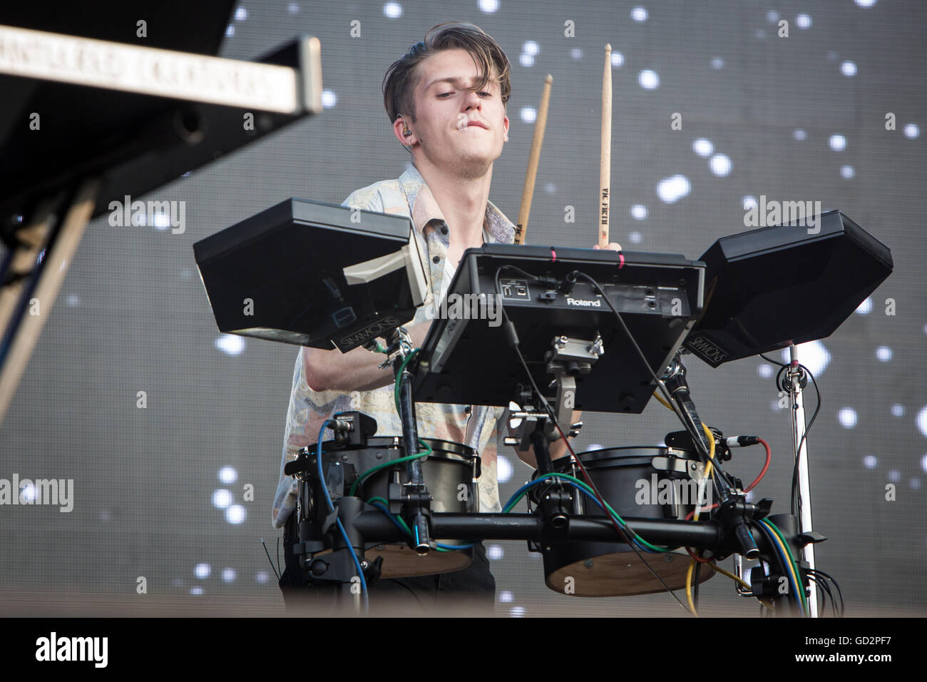 Monza Italy. 09 July 2016. The English singer-songwriter Alexandra ...