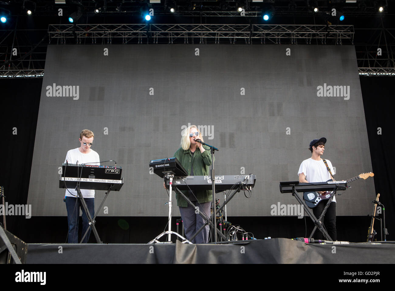 Monza Italy. 09 July 2016. The English singer-songwriter Alexandra ...