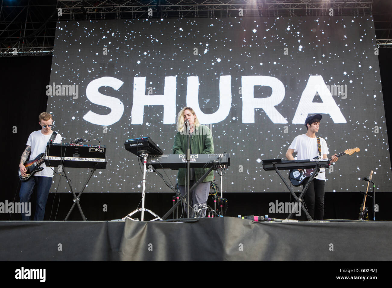 Monza Italy. 09 July 2016. The English singer-songwriter Alexandra ...
