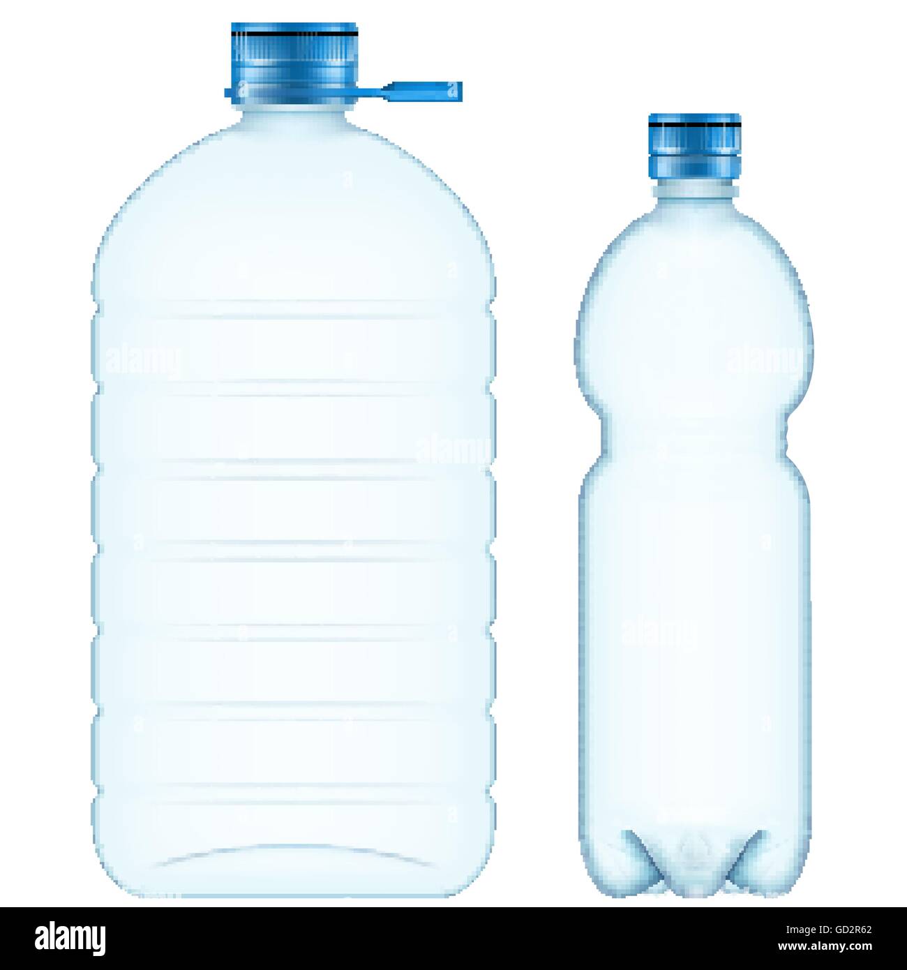 Empty clear wet plastic Stock Vector Images - Alamy