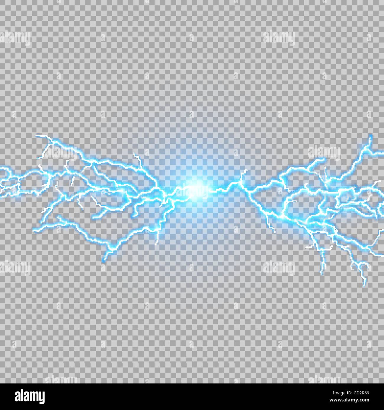 Electrical discharge. Lightning. EPS 10 Stock Vector Image & Art - Alamy