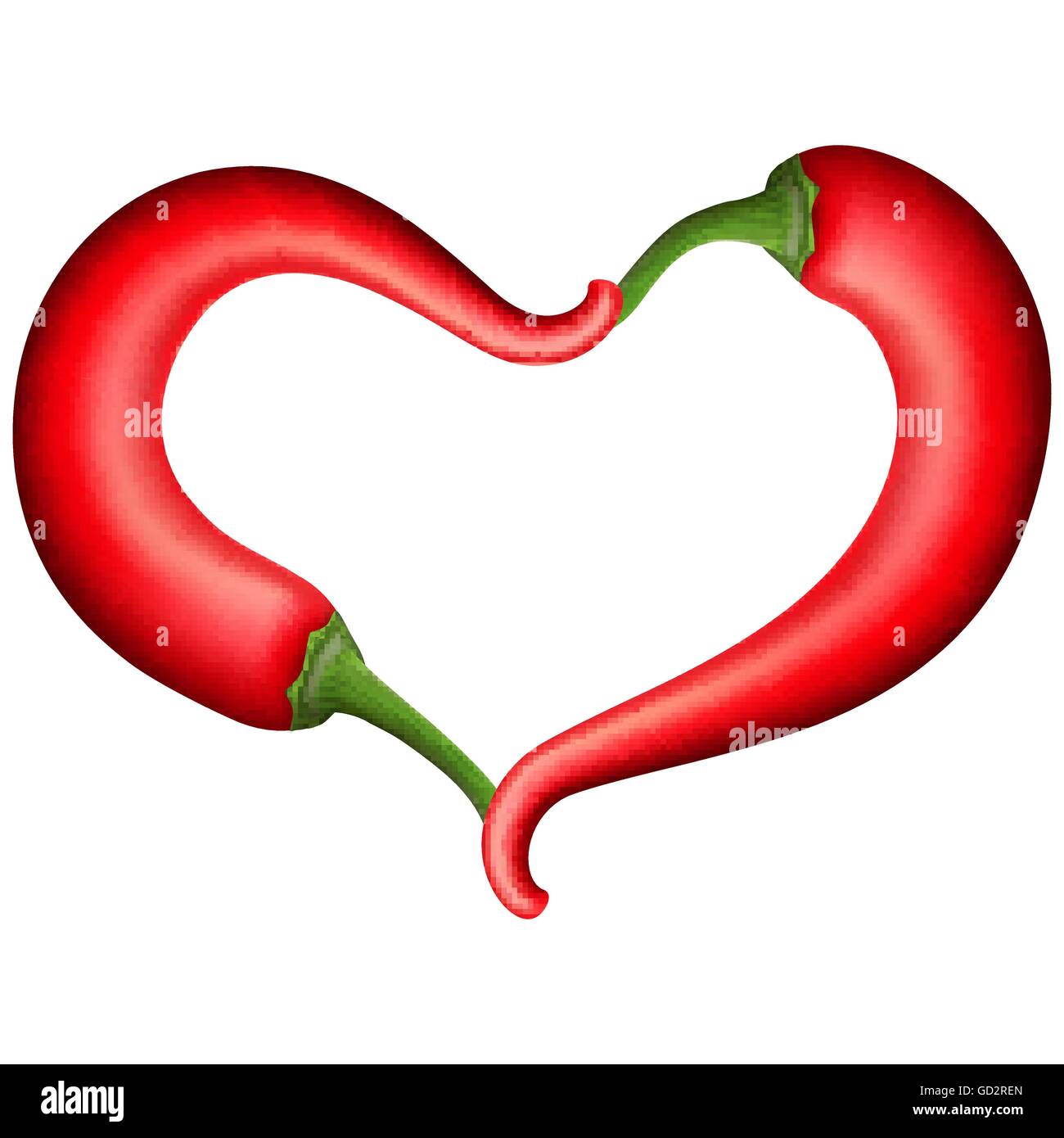 Spice heart Stock Vector Images - Alamy