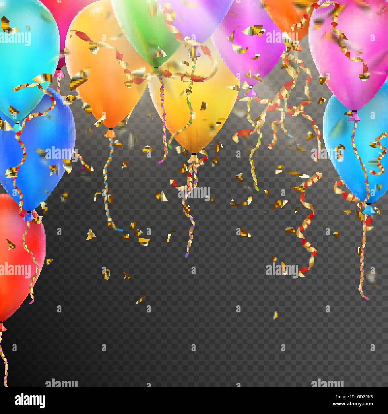 Realistic red glossy vector ribbons hi-res stock photography and images - Alamy