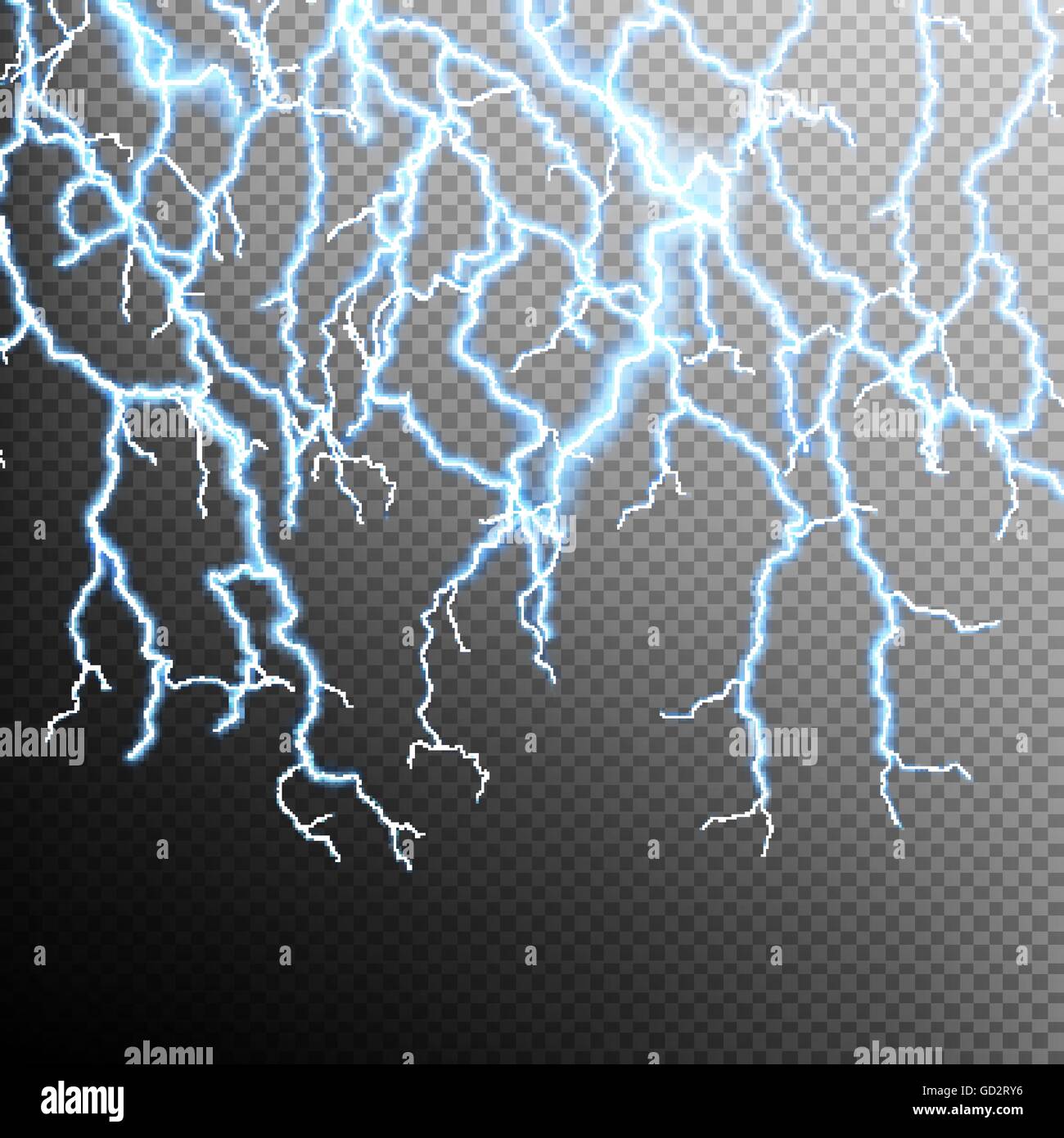 Electricity spark blue red Stock Vector Images - Alamy