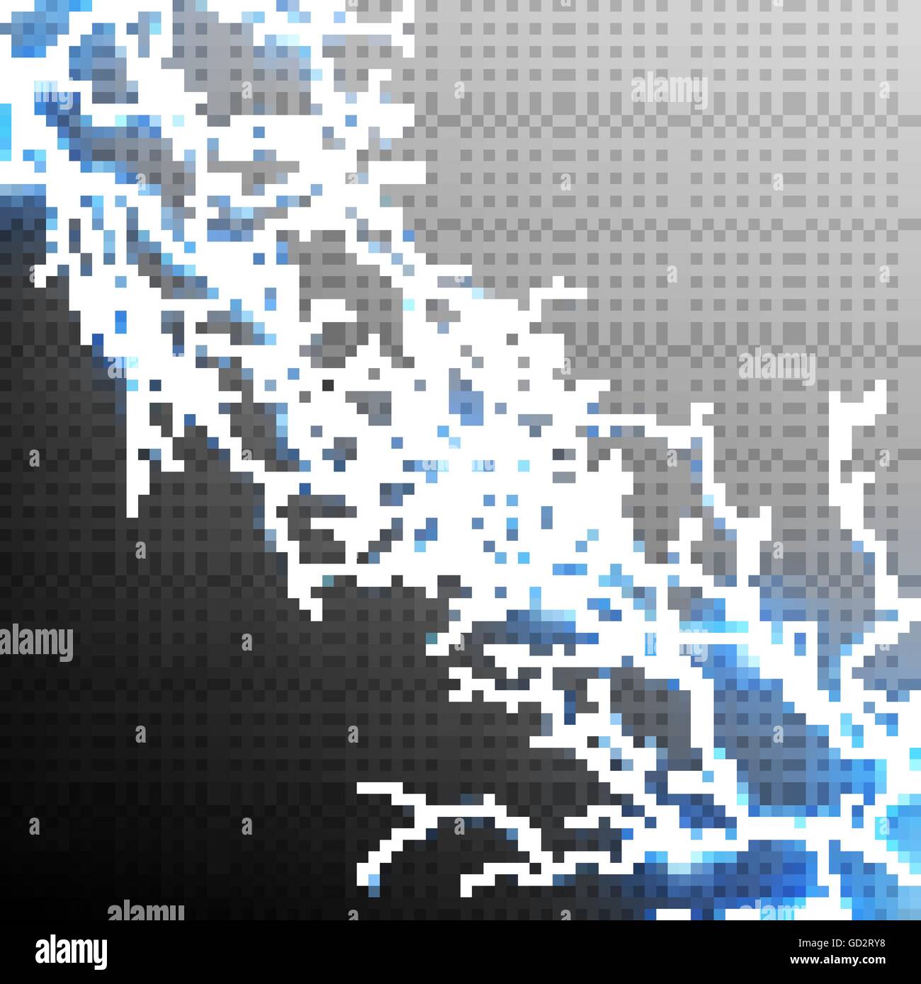 Abstract lightning storm background. EPS 10 Stock Vector Image & Art ...