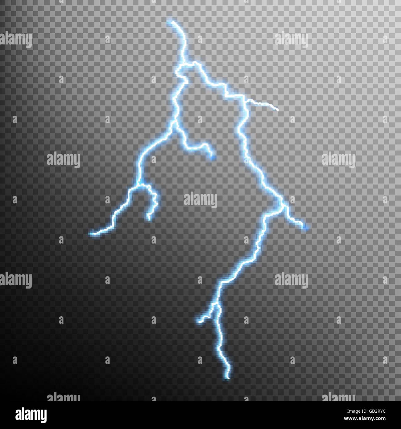 Realistic lightning hi-res stock photography and images - Alamy
