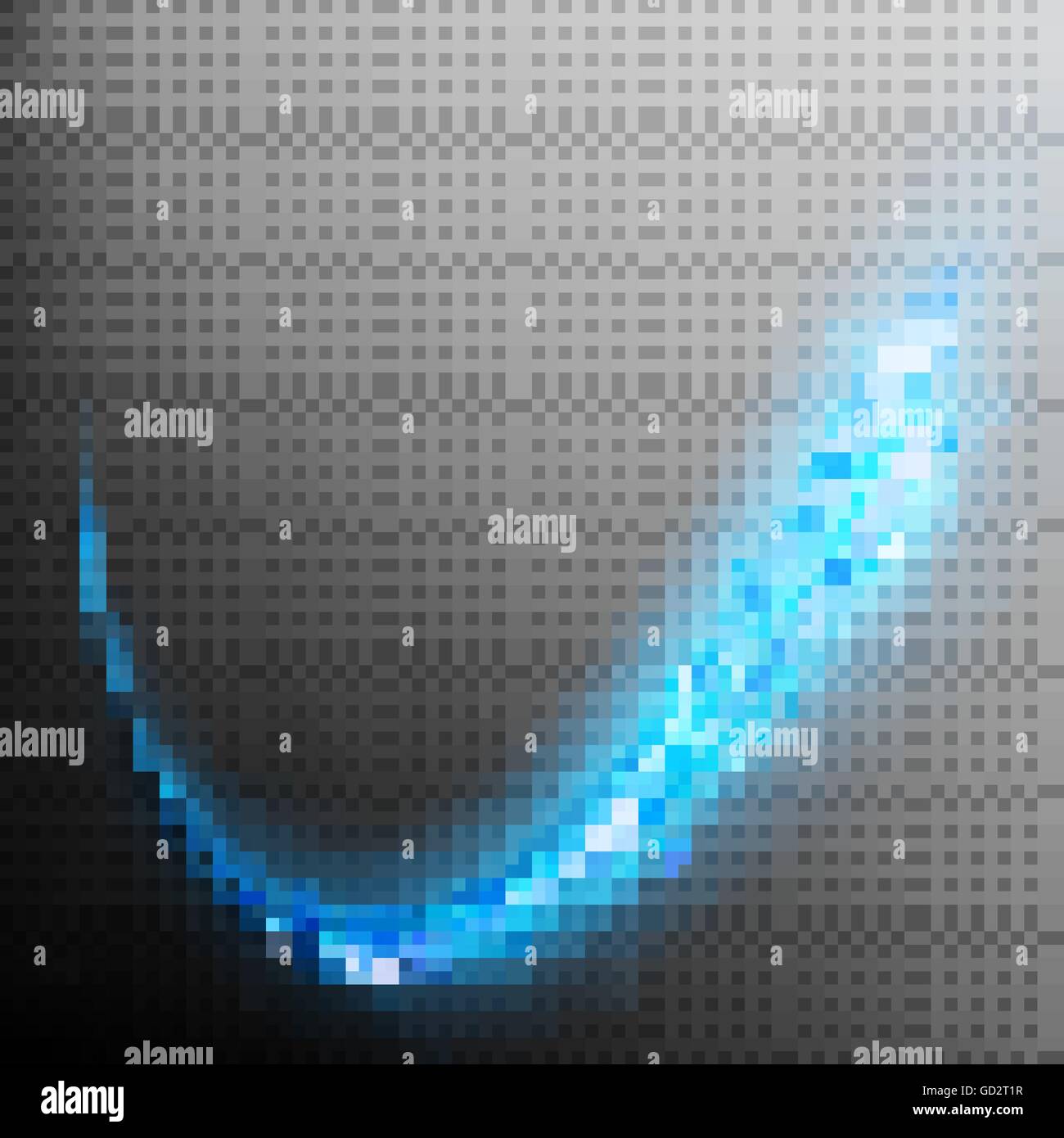 Blue abstract effect background. EPS 10 Stock Vector Image & Art - Alamy