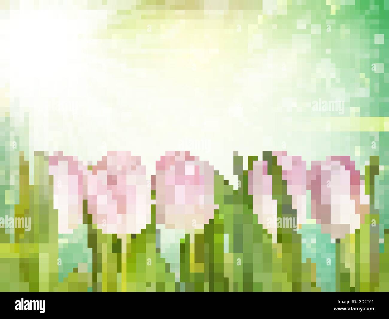 Beautiful tulips background. EPS 10 Stock Vector Image & Art - Alamy