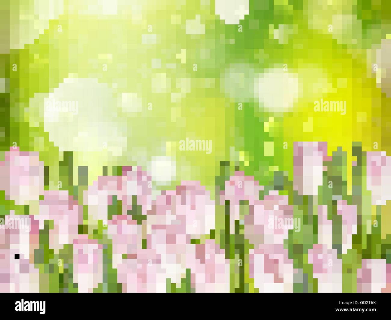 Spring background with tulips. EPS 10 Stock Vector Image & Art - Alamy