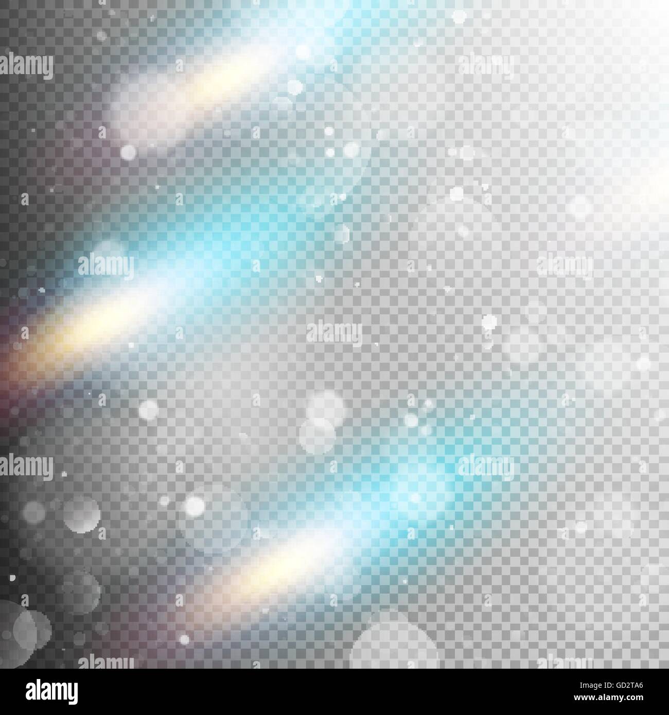 Glowing lights transparent background. EPS 10 Stock Vector Image & Art - Alamy