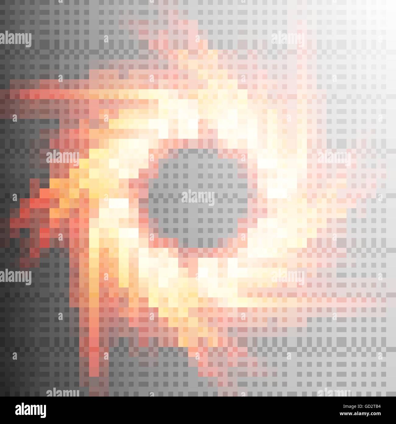 Fire transparent background design element. EPS 10 Stock Vector Image ...