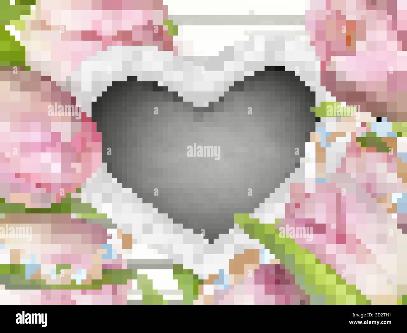 Heart shaped frame. EPS 10 Stock Vector Image & Art - Alamy