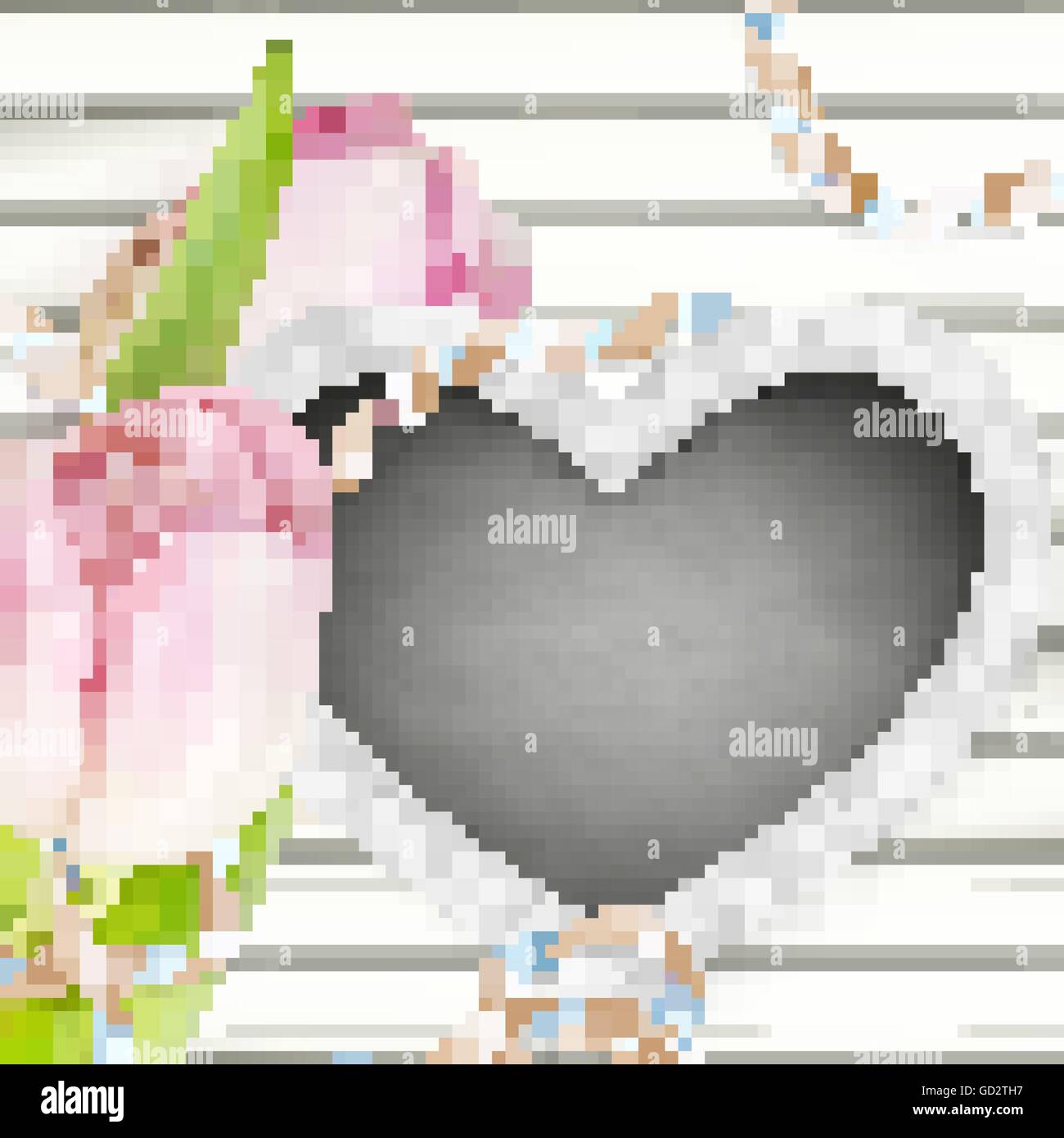 Heart shaped frame. EPS 10 Stock Vector Image & Art - Alamy