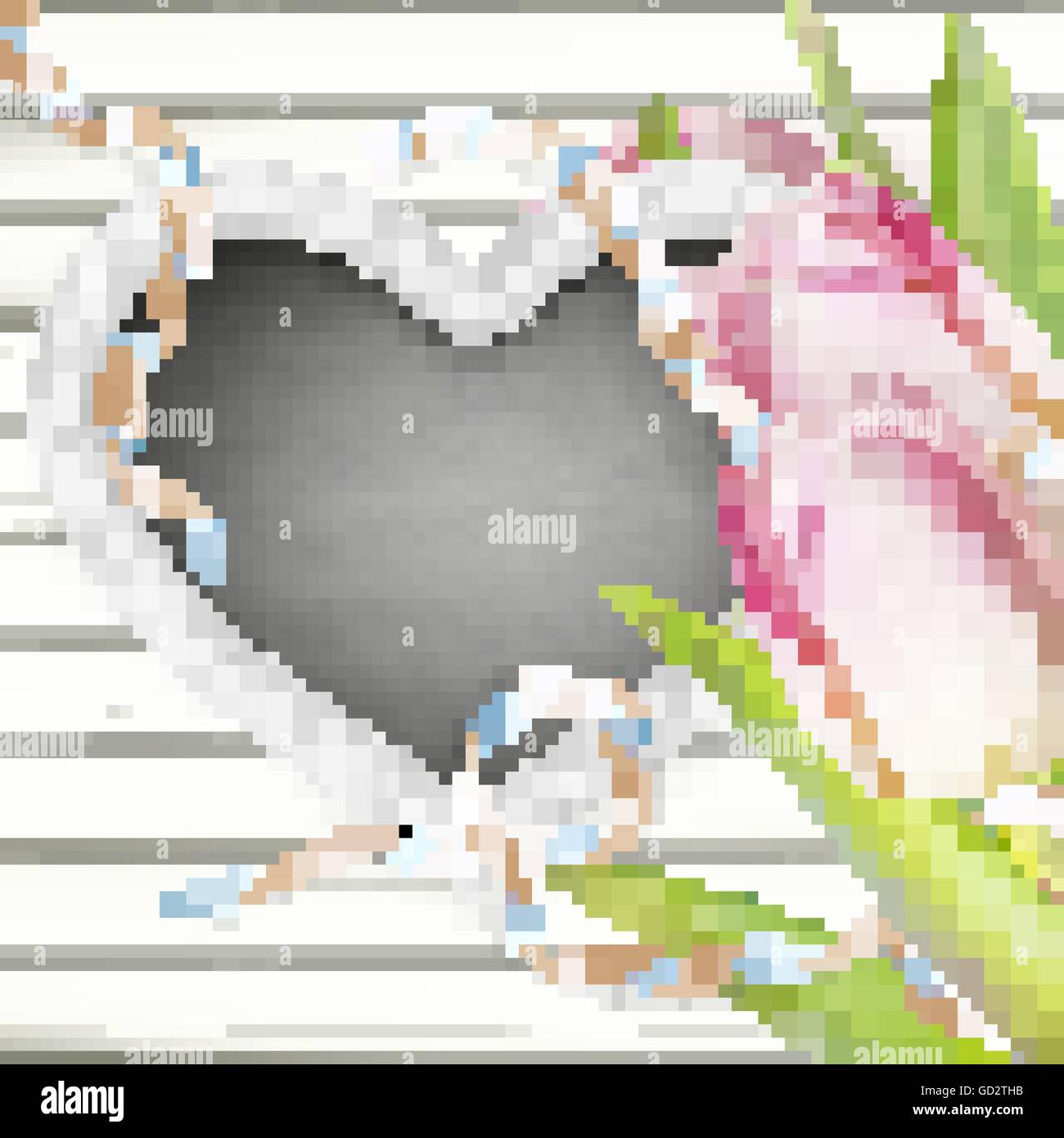 Heart shaped frame. EPS 10 Stock Vector Image & Art - Alamy