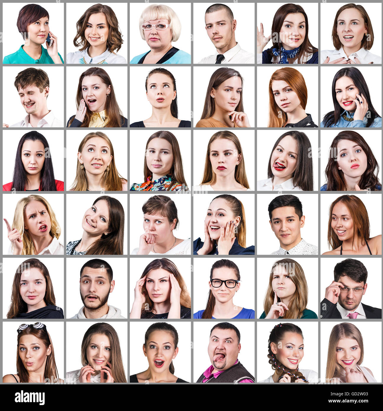 People expressing different emotions Stock Photo - Alamy