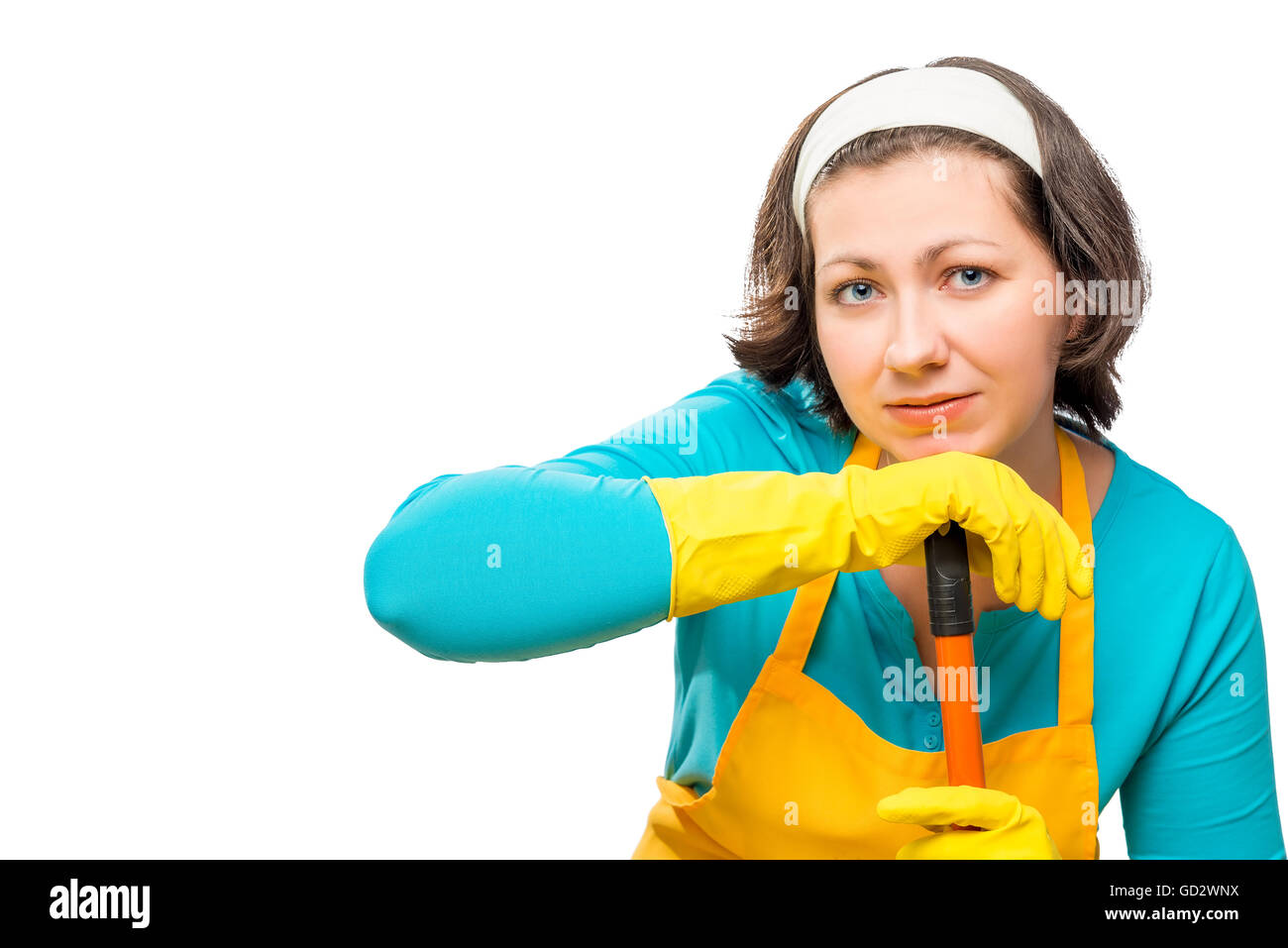 Woman domestic chores upset hi-res stock photography and images - Alamy