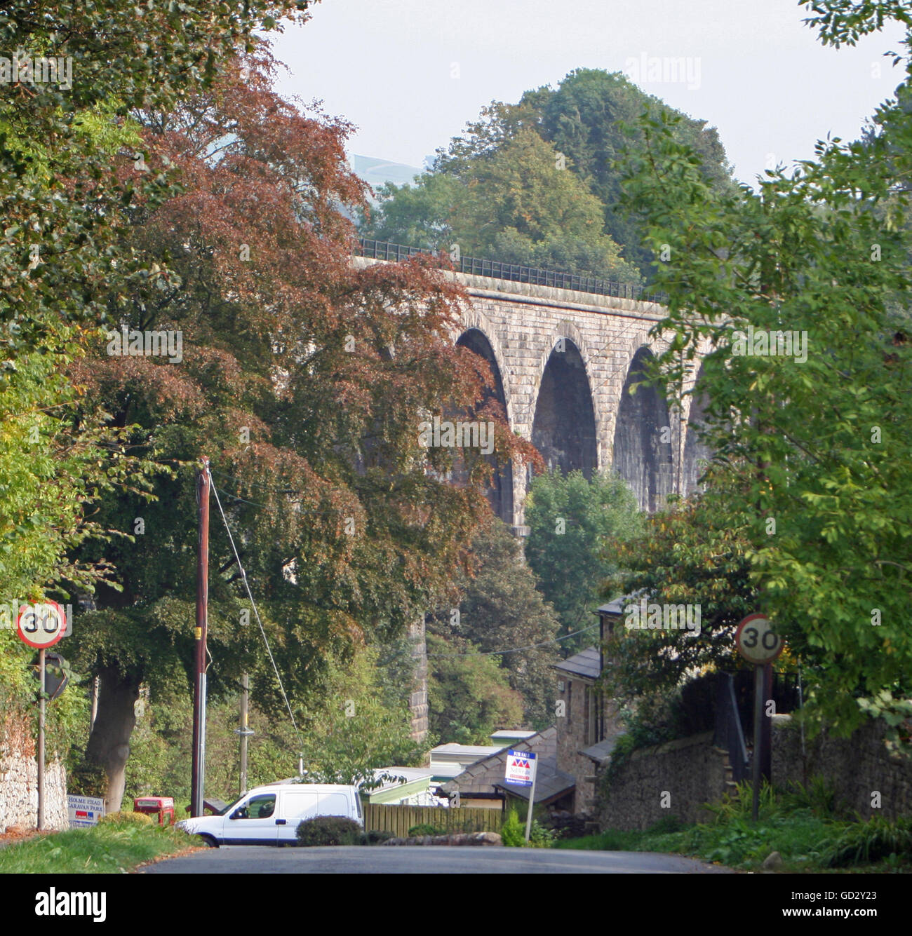 The Old Railway Viaduct at Ingleton Stock Photo - Alamy