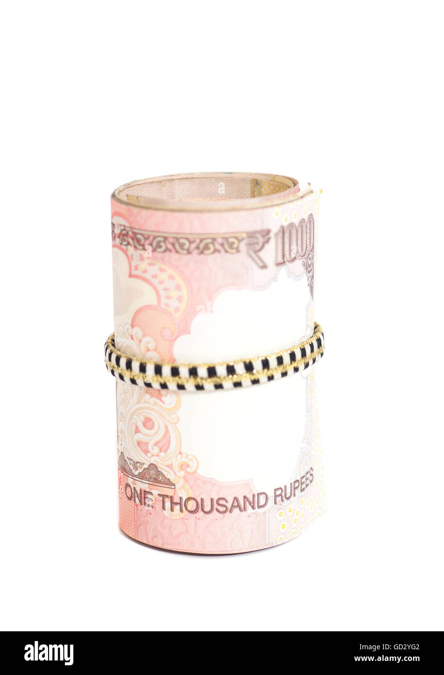 Roll indian currency rupee notes hi-res stock photography and images ...