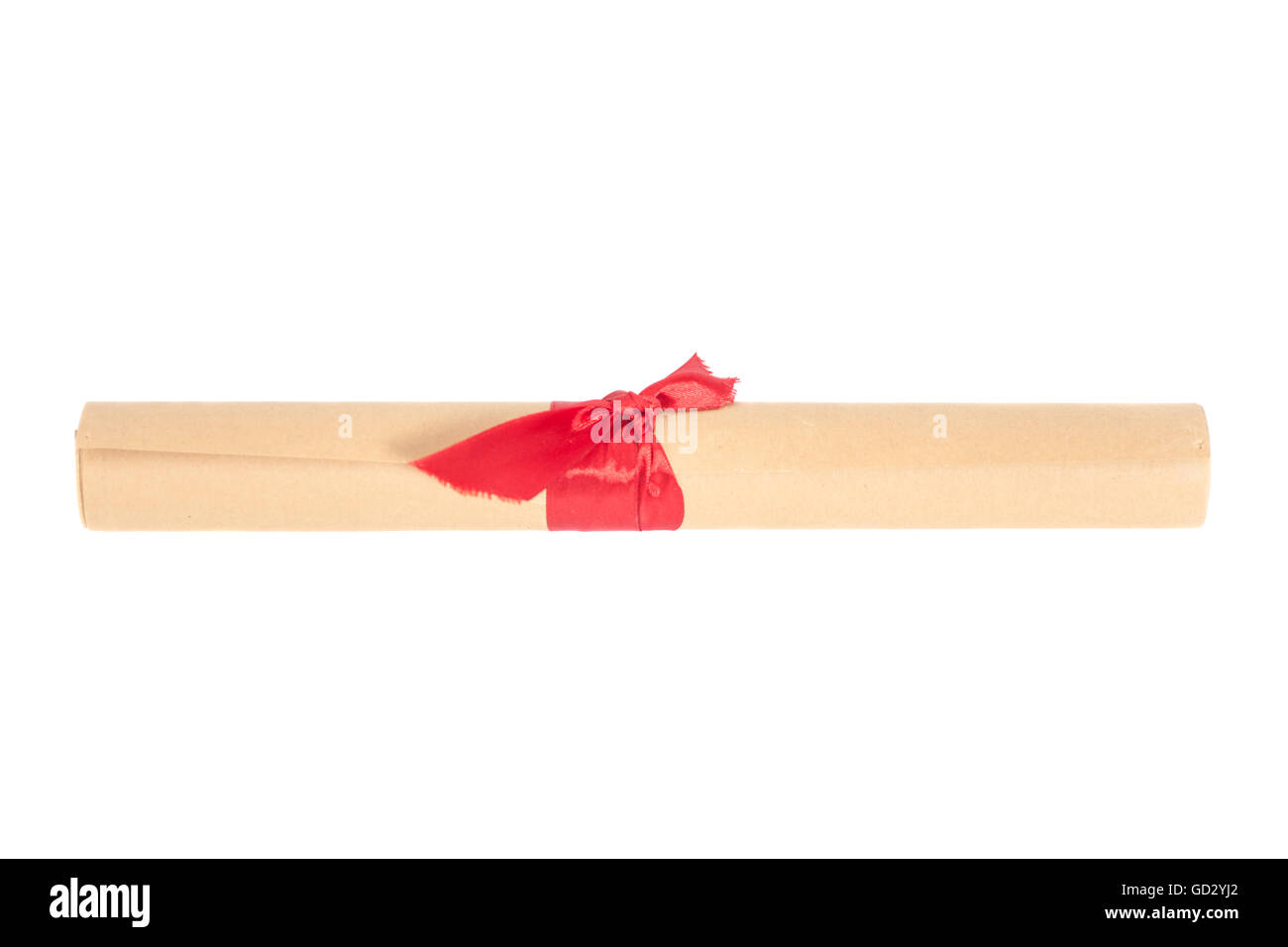 University diploma scroll Cut Out Stock Images & Pictures - Alamy