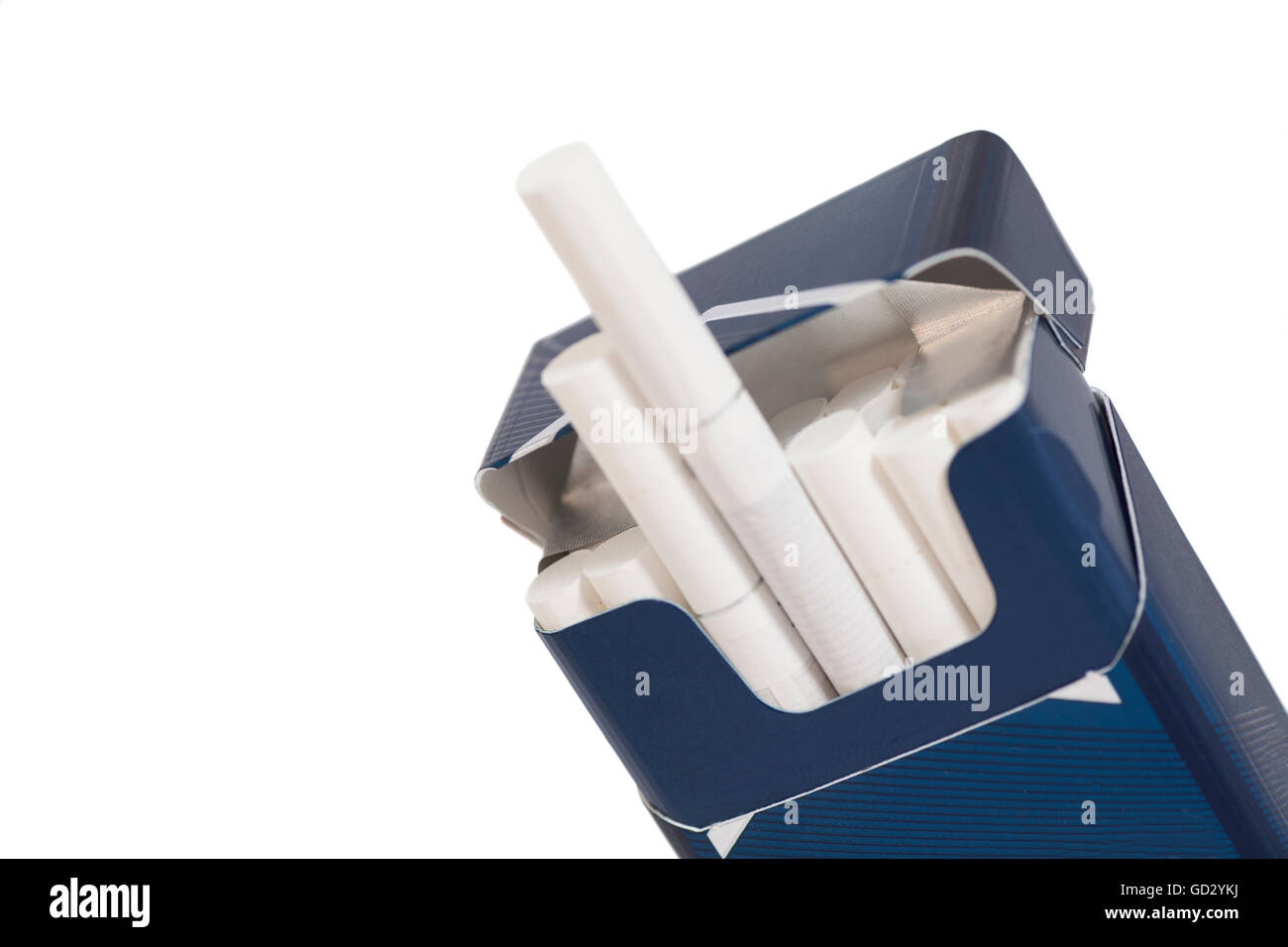 Box of cigarettes, isolated on a white Stock Photo - Alamy