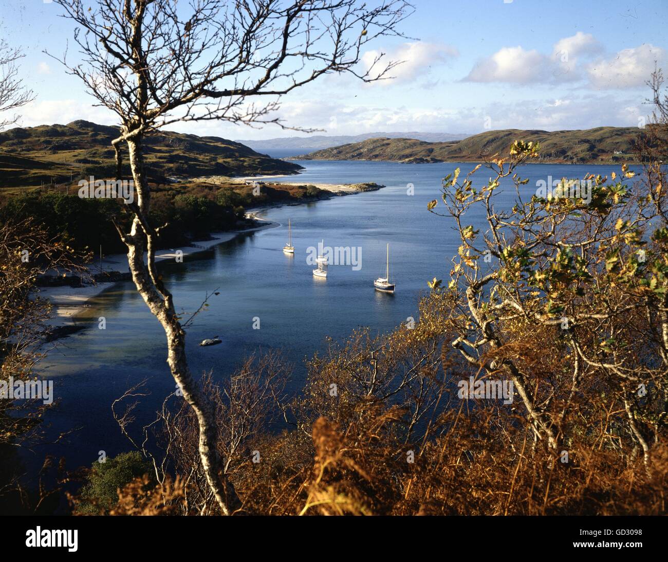 Aerial view of morar bay hi-res stock photography and images - Alamy