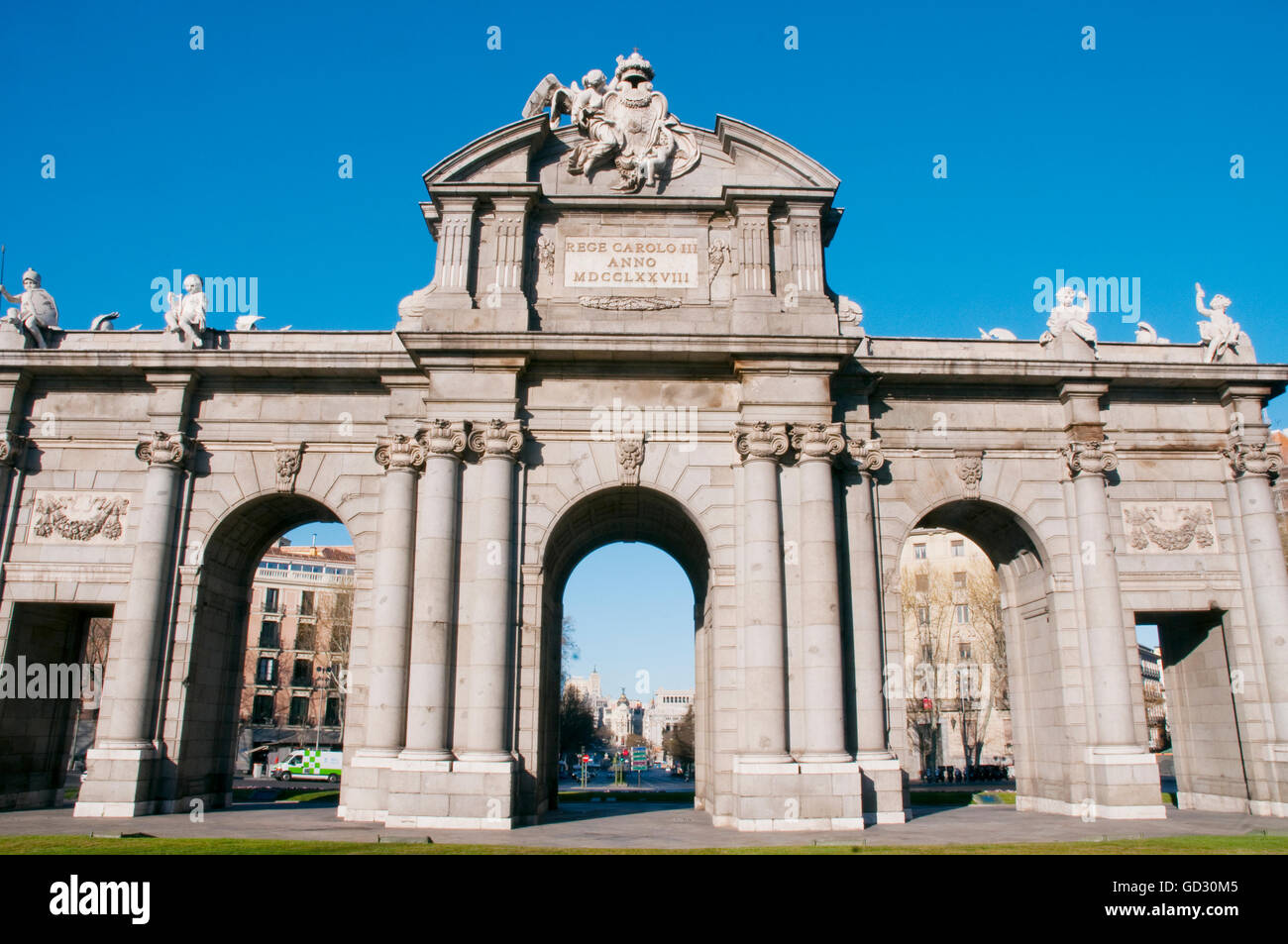 Alcala gate. Madrid, Spain Stock Photo - Alamy
