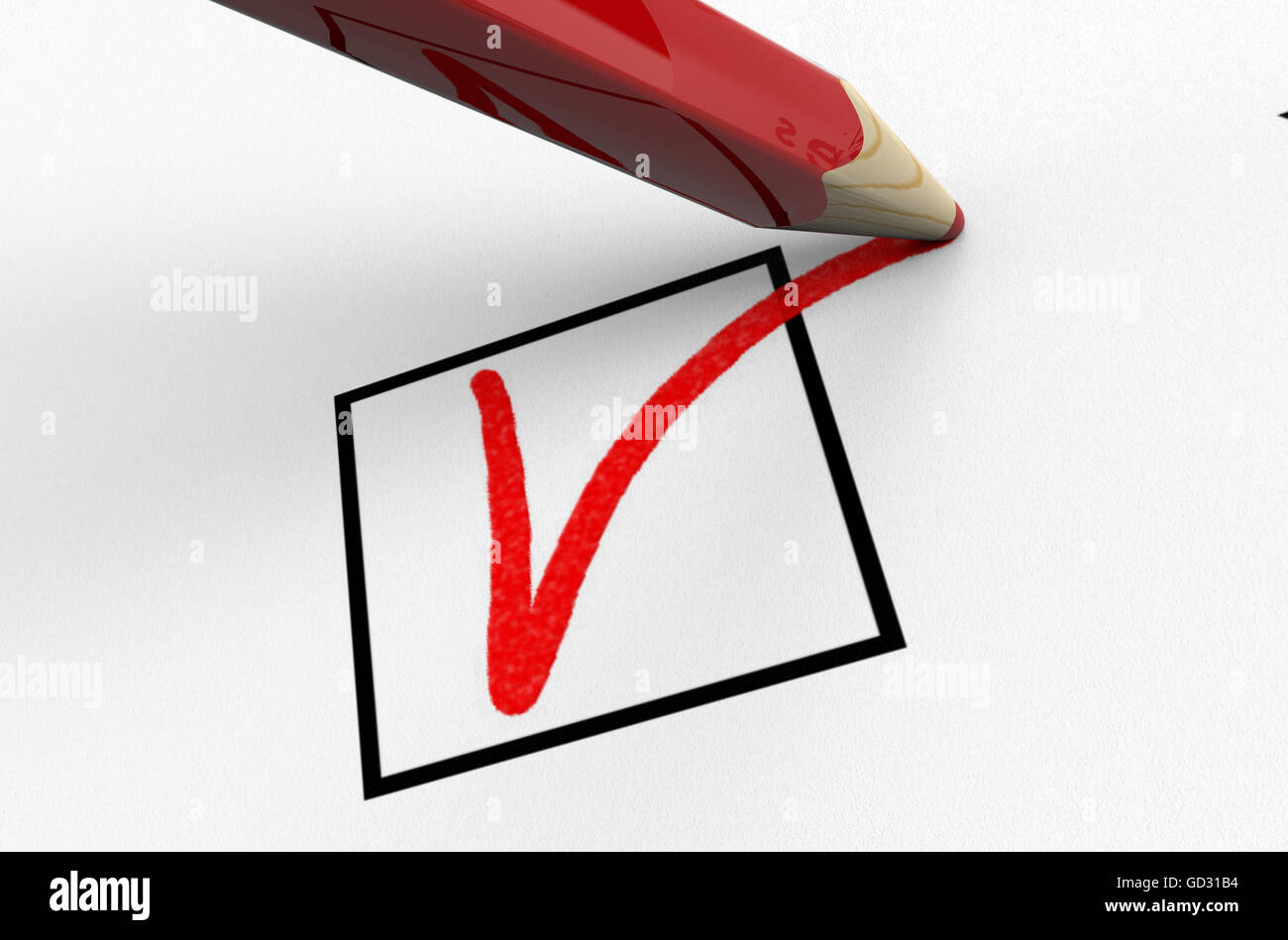 Check mark box hi-res stock photography and images - Alamy
