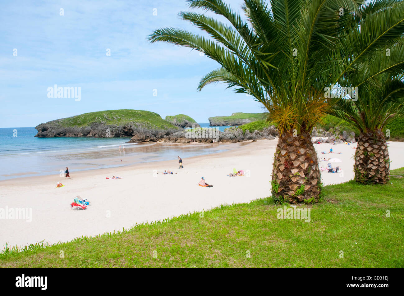 Beach. Barro, Asturias, Spain Stock Photo - Alamy