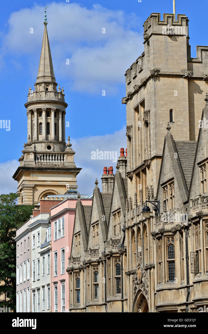 UK Oxford The High Street Stock Photo - Alamy