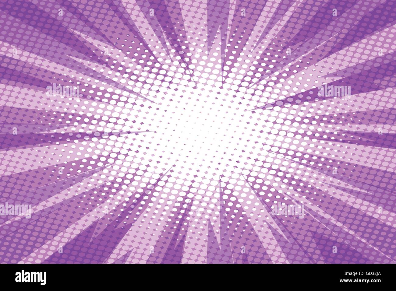 Purple pop art retro burst background Stock Vector Image & Art - Alamy