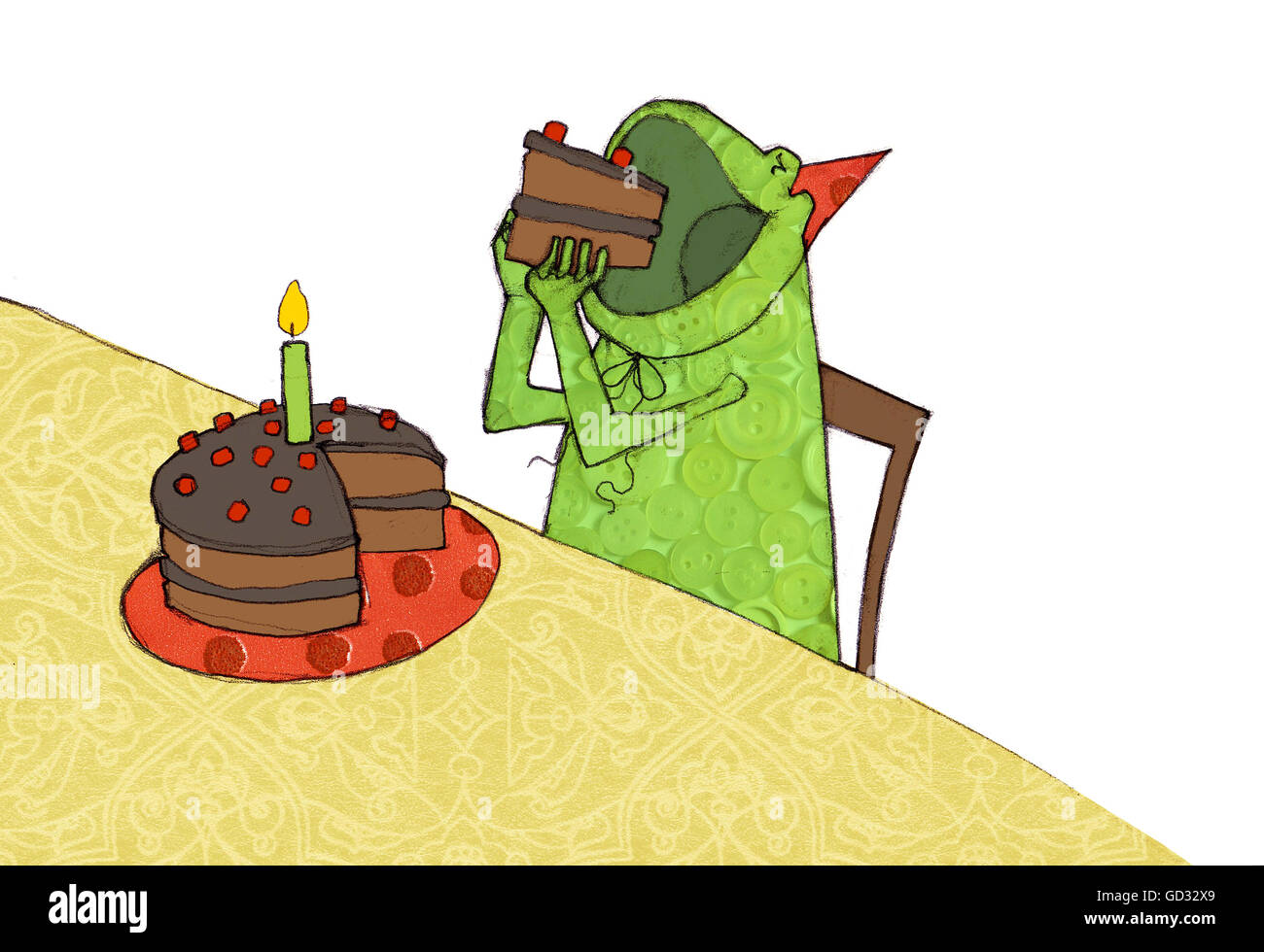 Animal birthday cake hi-res stock photography and images - Alamy