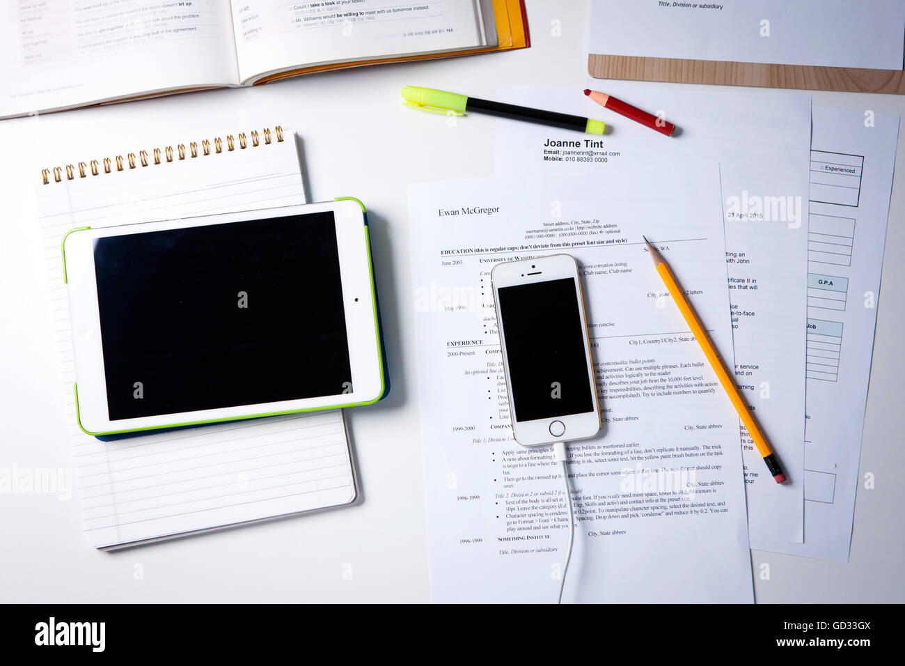 Employment, Worked part time job Stock Photo - Alamy