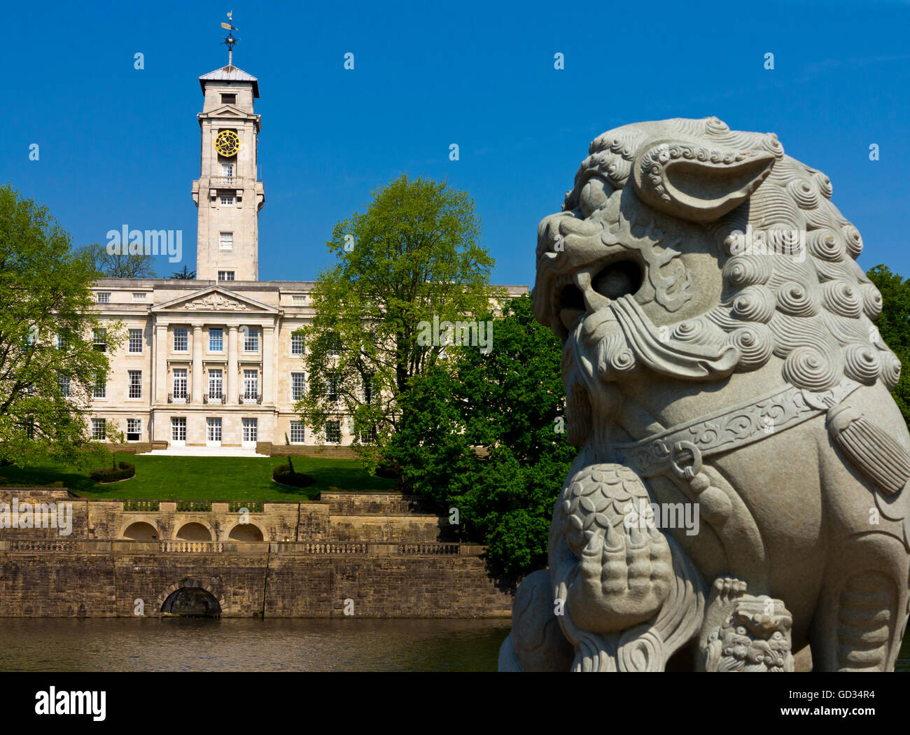 View of Trent Building at the University of Nottingham Nottinghamshire ...