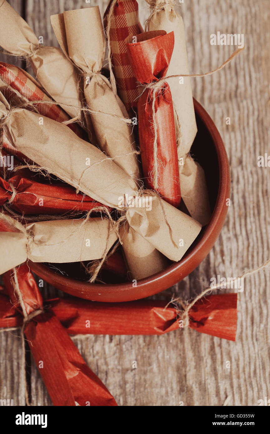 Wrapped candy hi-res stock photography and images - Alamy