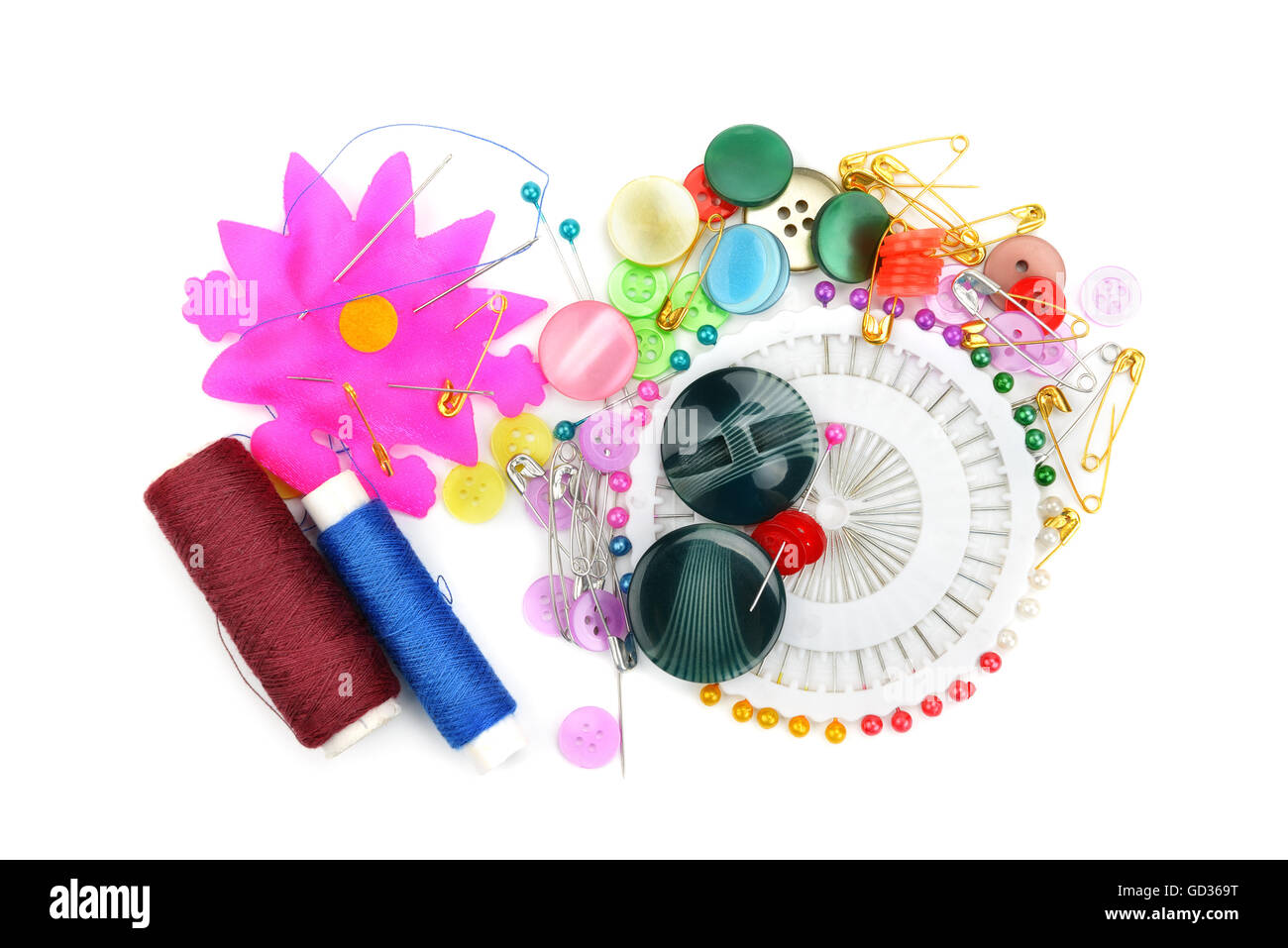 set of tools for sewing Stock Photo - Alamy