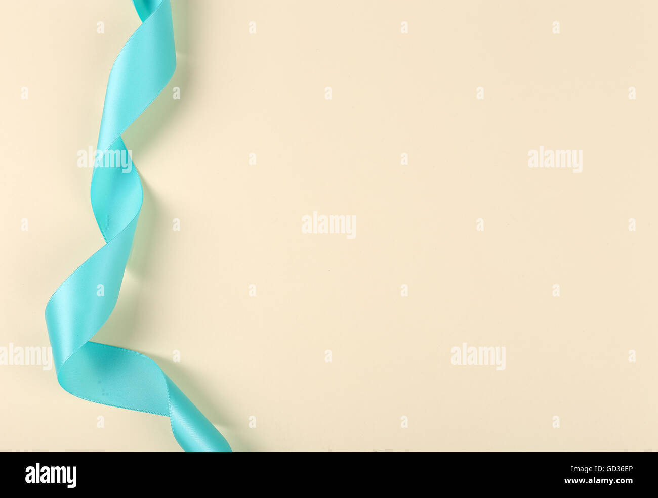Turquoise ribbon hi-res stock photography and images - Alamy
