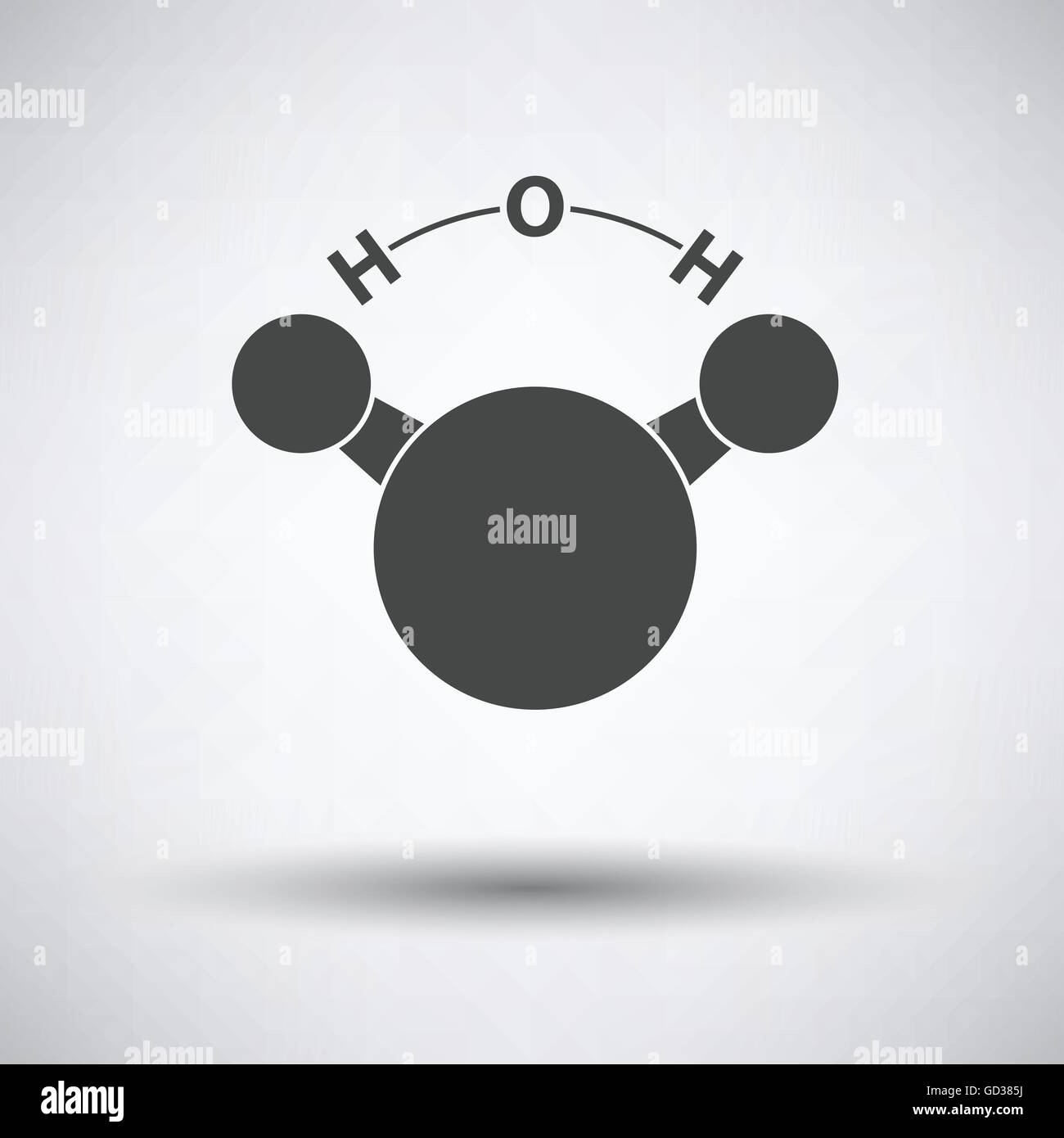 Icon of chemical molecule water Stock Vector Image & Art - Alamy