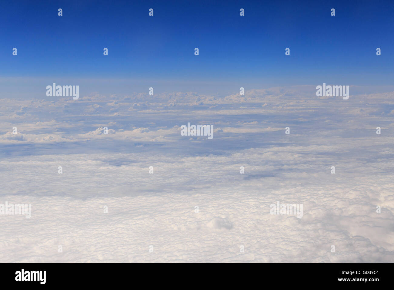 Sky clouds above aerial view hi-res stock photography and images - Alamy