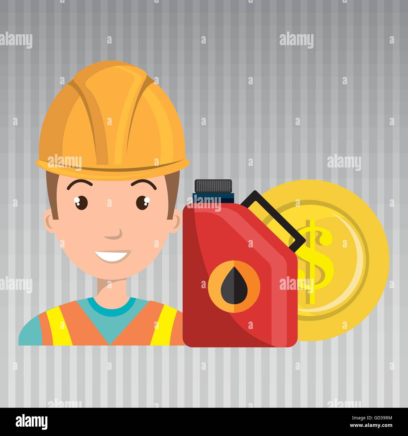 oil worker person isolated icon design Stock Vector Image & Art - Alamy