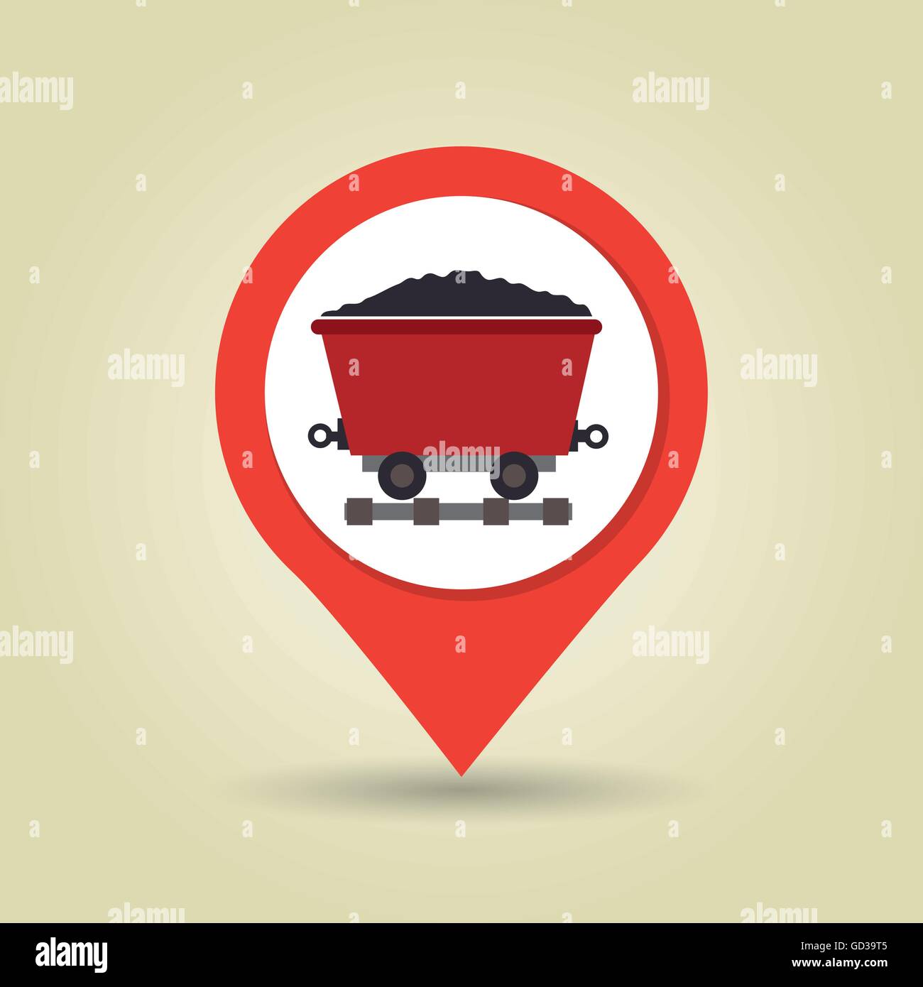 Mine loader underground Stock Vector Images - Alamy