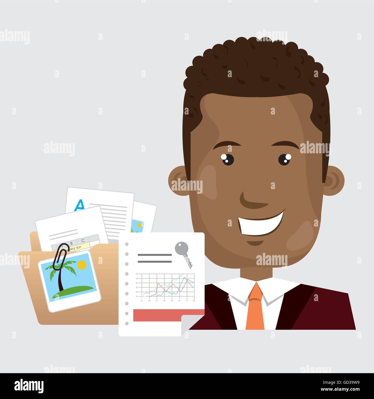 Personal papers Stock Vector Images - Alamy