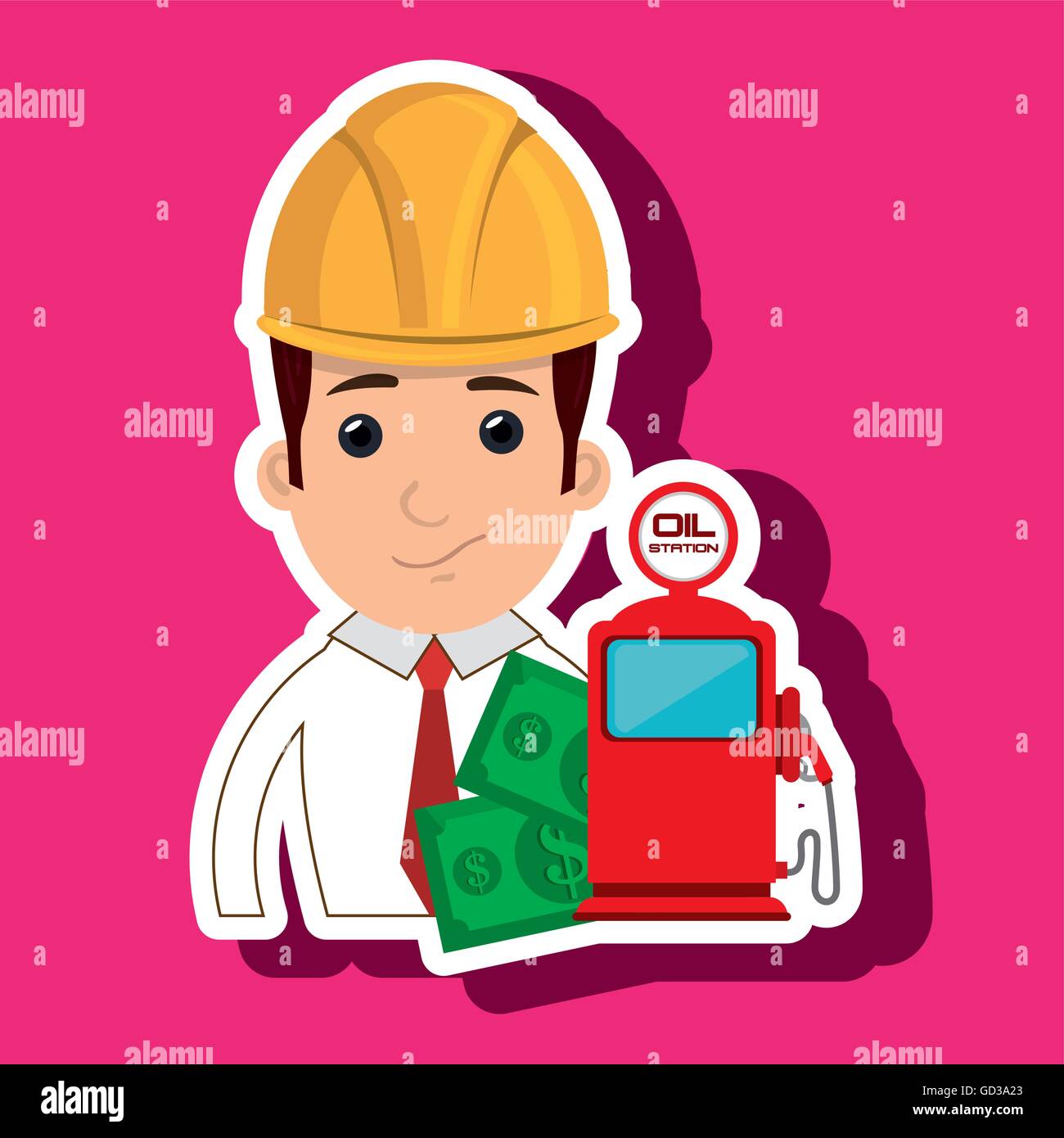 Man the stations Stock Vector Images - Alamy