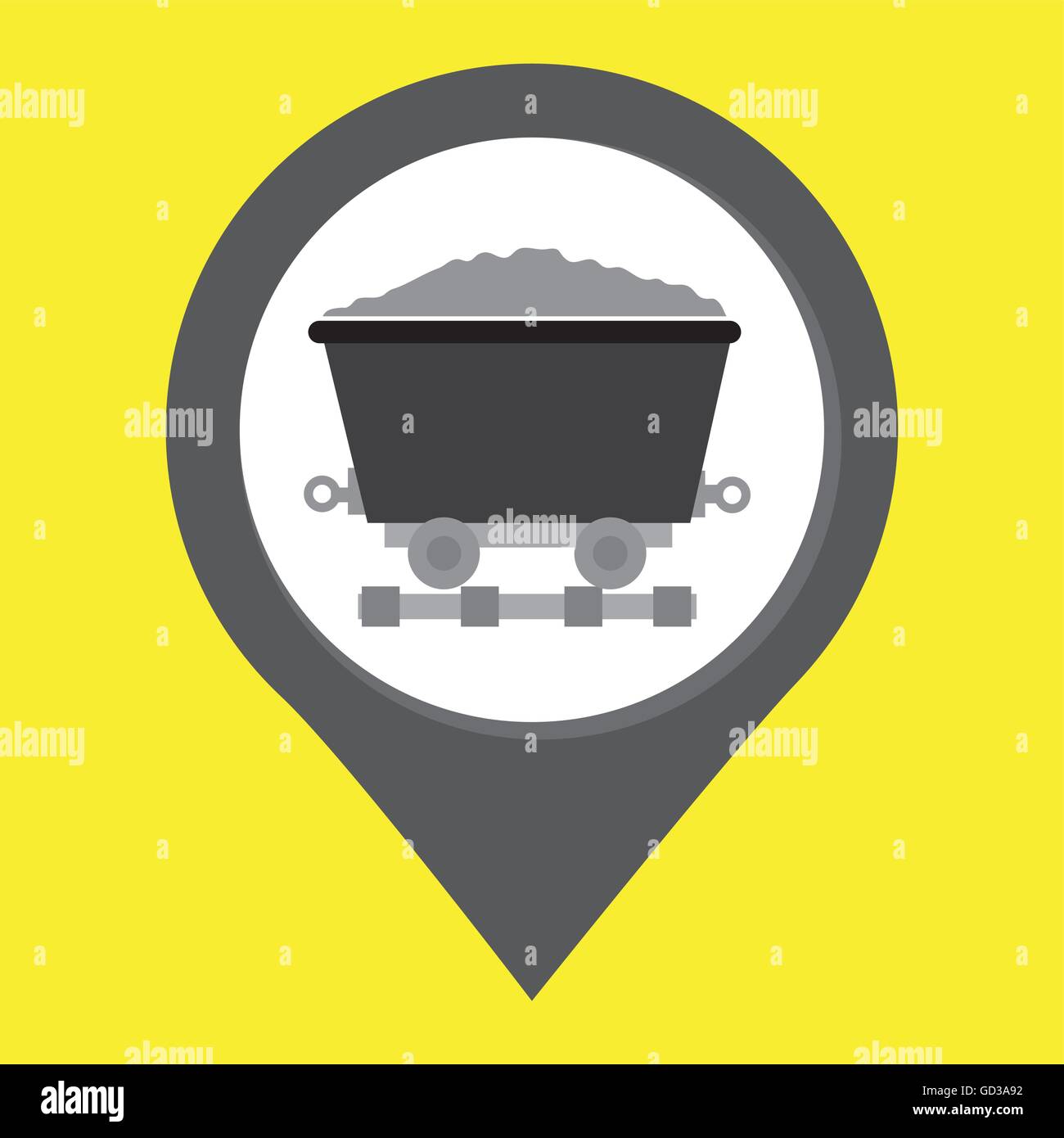 Open sky mine Stock Vector Images - Alamy