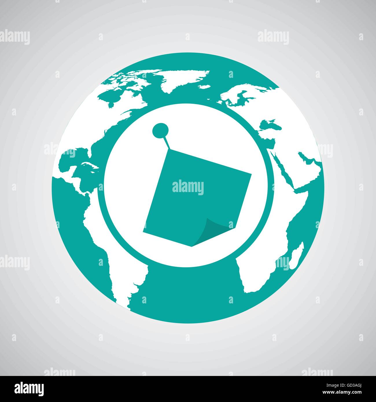 world map icon Stock Vector Image & Art - Alamy
