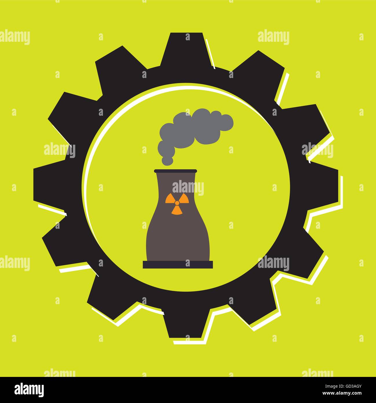 signal of reactor isolated icon design Stock Vector Image & Art - Alamy