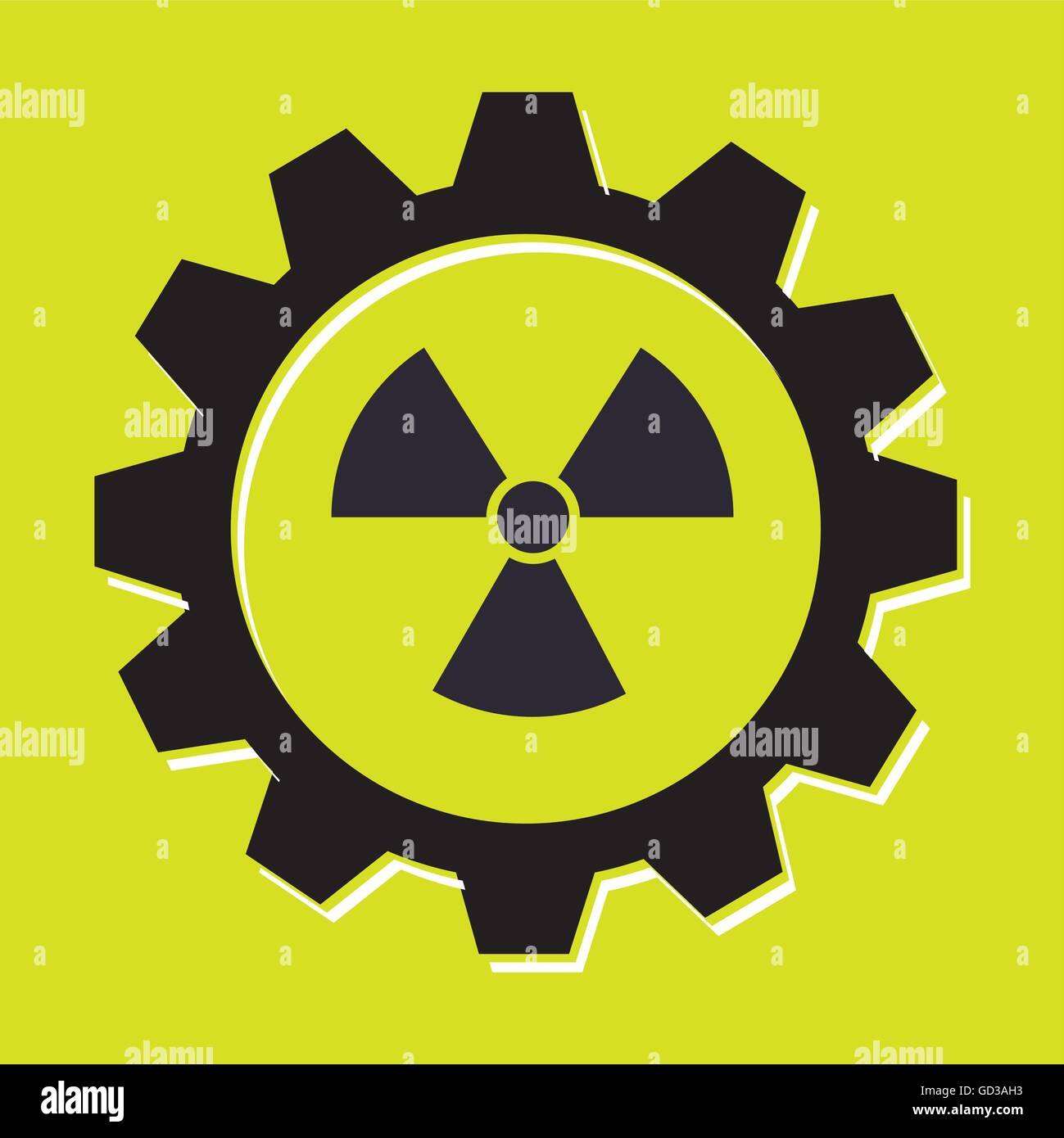 signal of radiation isolated icon design Stock Vector Image & Art - Alamy