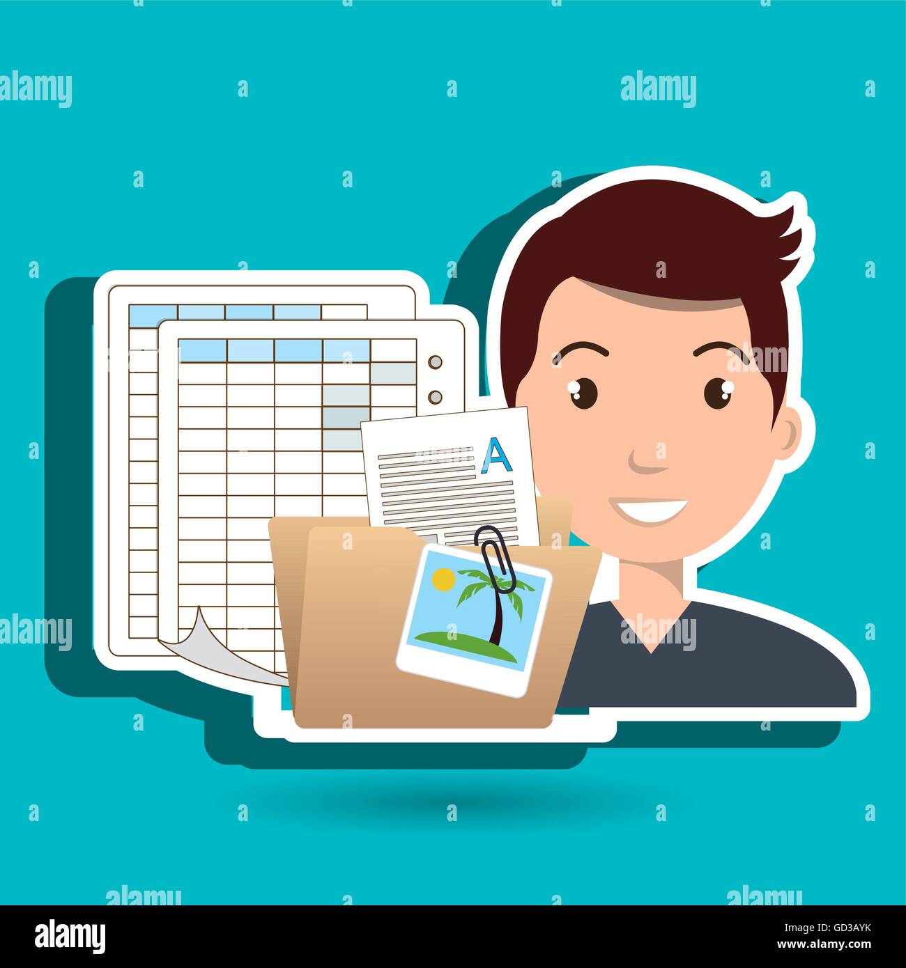 Worker photos Stock Vector Images - Alamy